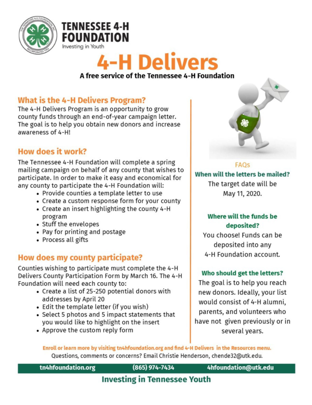 4-H Delivers - 2020 | Tennessee 4-H Youth Development